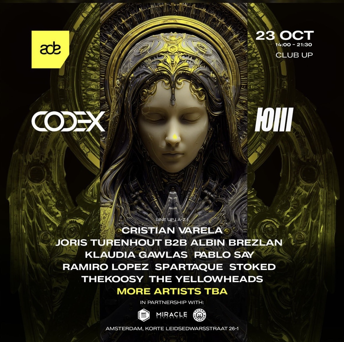 Codex vs Union Three · 2025, Amsterdam — Tickets, line-up & info